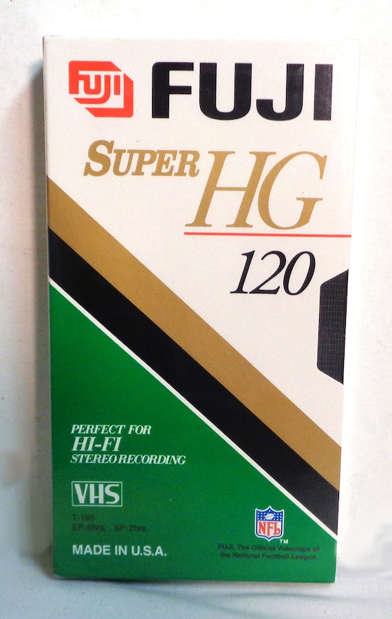Fuji Film VHS HQ T-160 High Quality Video Cassette SEALED - Etsy