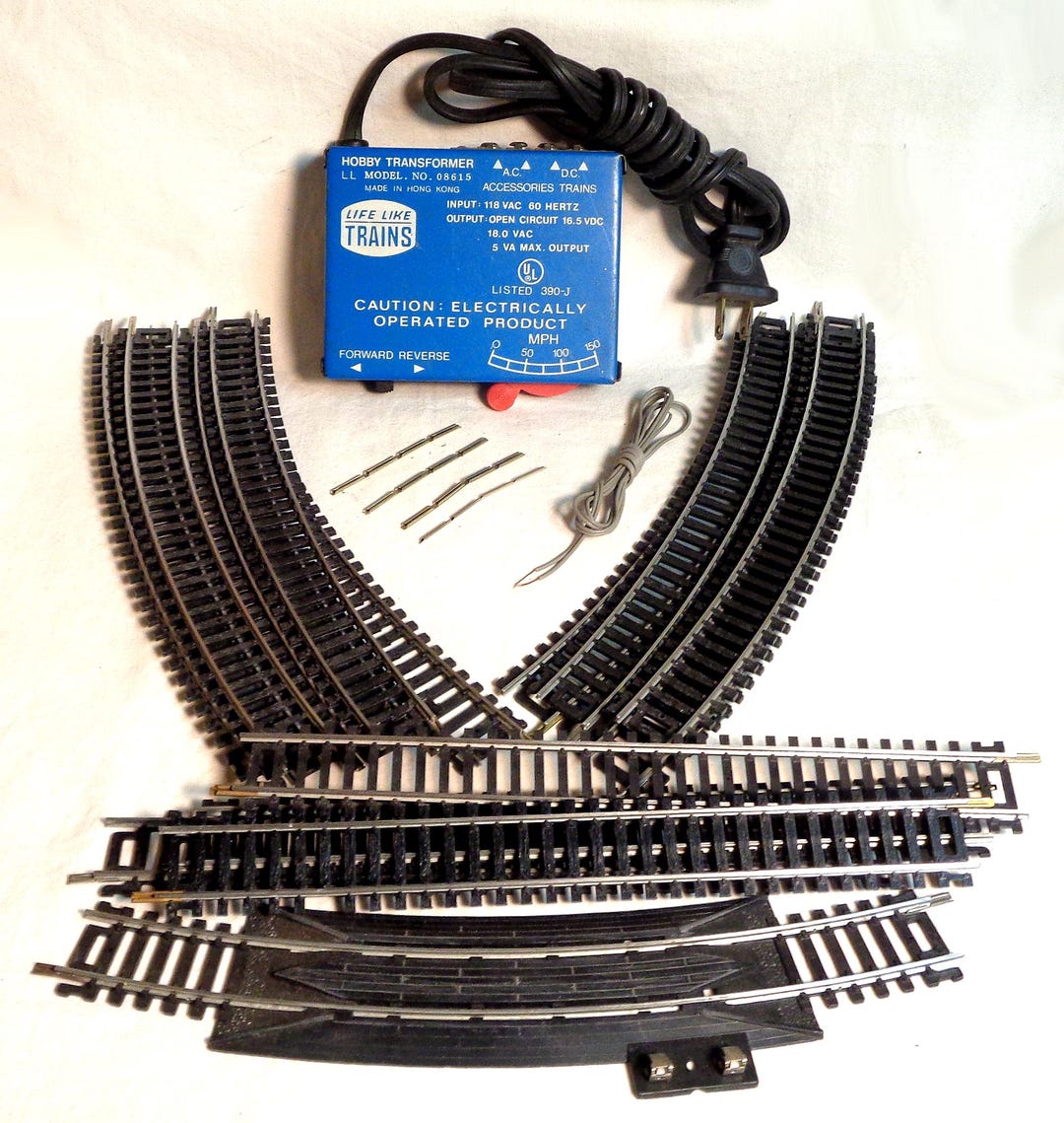 HO Scale Complete Nickel-silver Train Track Oval With Lifelike Power ...