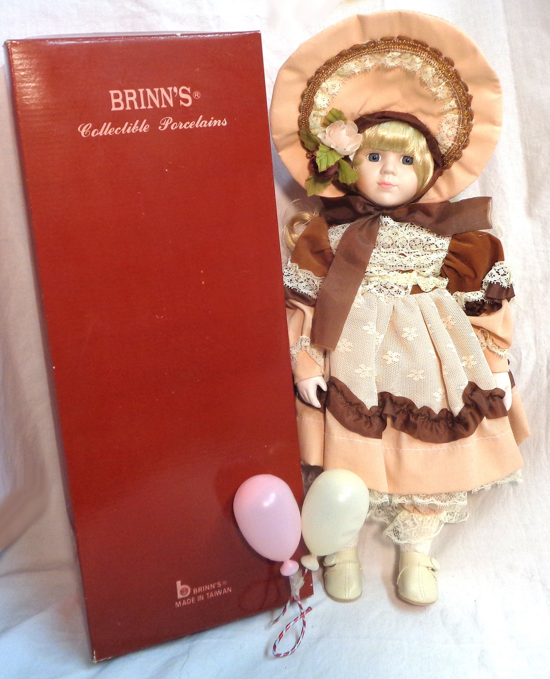 Vintage Brinns Porcelain Doll-elegance Doll W/vintage Outfits Outfit ...