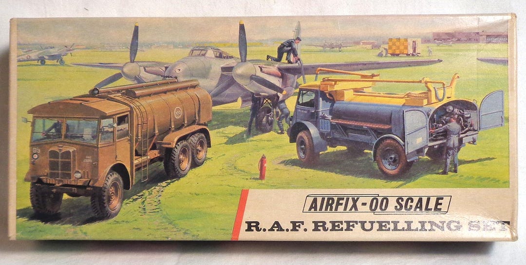 1/76 OO Scale Vintage Airfix Model Kit RAF Refueling Set Includes ...