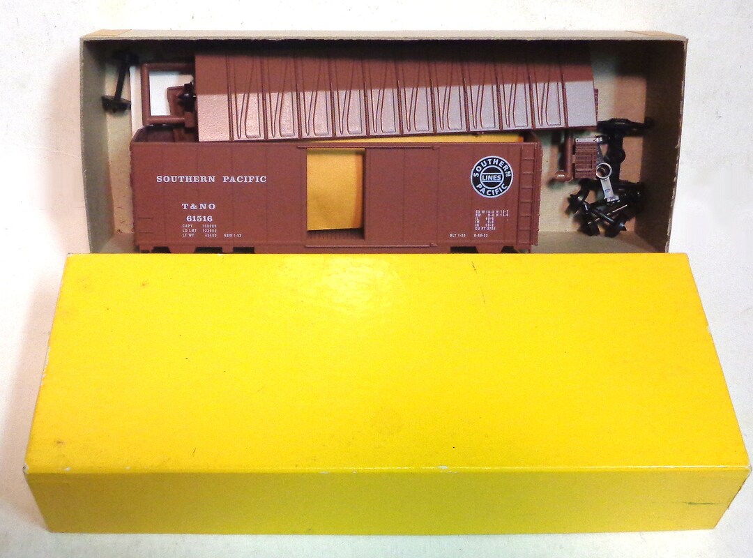 HO Like-new Old Stock - Mckean KIT - "southern Pacific" 40' AAR Steel ...