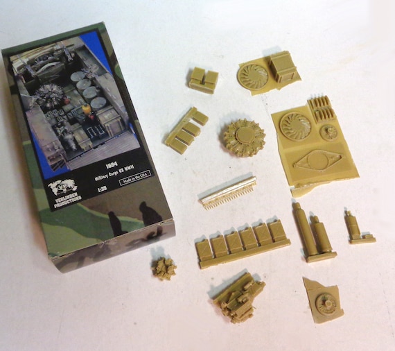 Verlinden 1/35 RESIN WWII Military Cargo Model Kit - Etsy