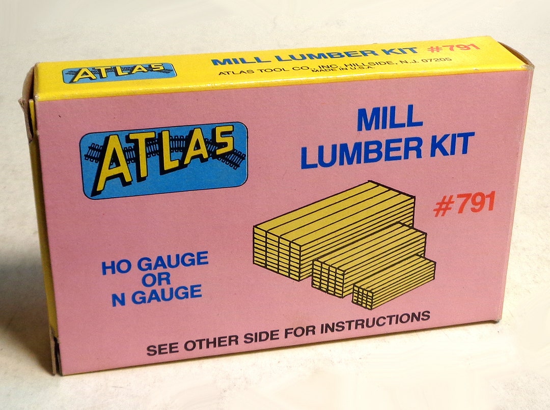 Atlas Lumber Mill Kit for Use With N or HO Scale Train Layouts - NEW ...