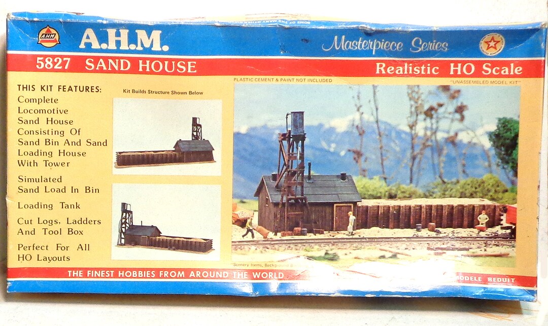 HO Scale Train Building KIT - AHM - Sandhouse - New in Box! - Etsy