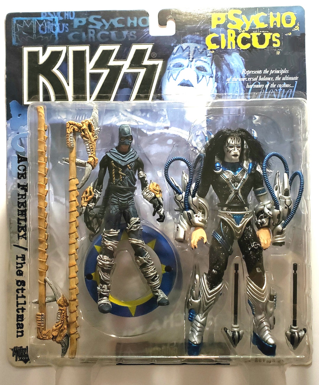 Mcfarlane 7 Inch Action Figure - Ace Frehley From KISS - Psycho Circus ...
