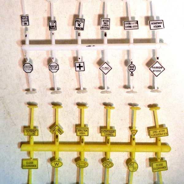 N Scale Road Signs - Etsy Australia