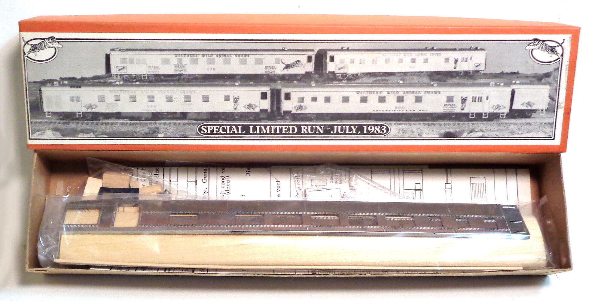 HO Scale RARE Walthers Kit Circus Passenger Generator Train - Etsy