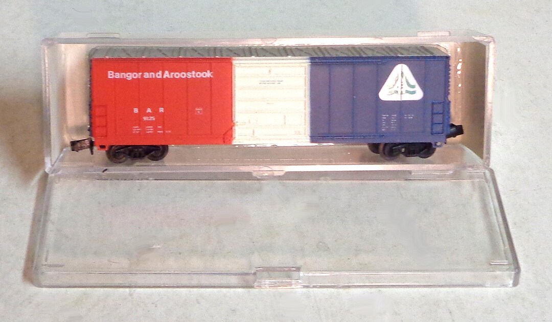 N Scale Lifelike - 50' Evans Box Car - "bangor & Aroostook" Freight ...
