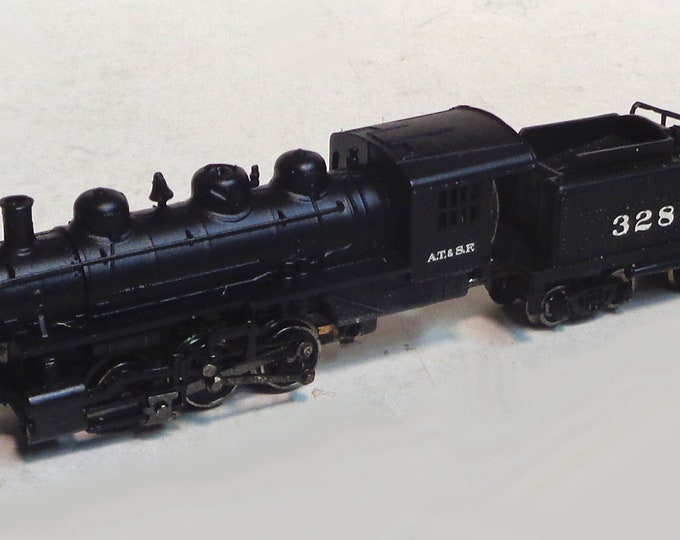 N Scale Bachmann - 0-6-0 Steam Locomotive Engine With Tender "santa Fe ...