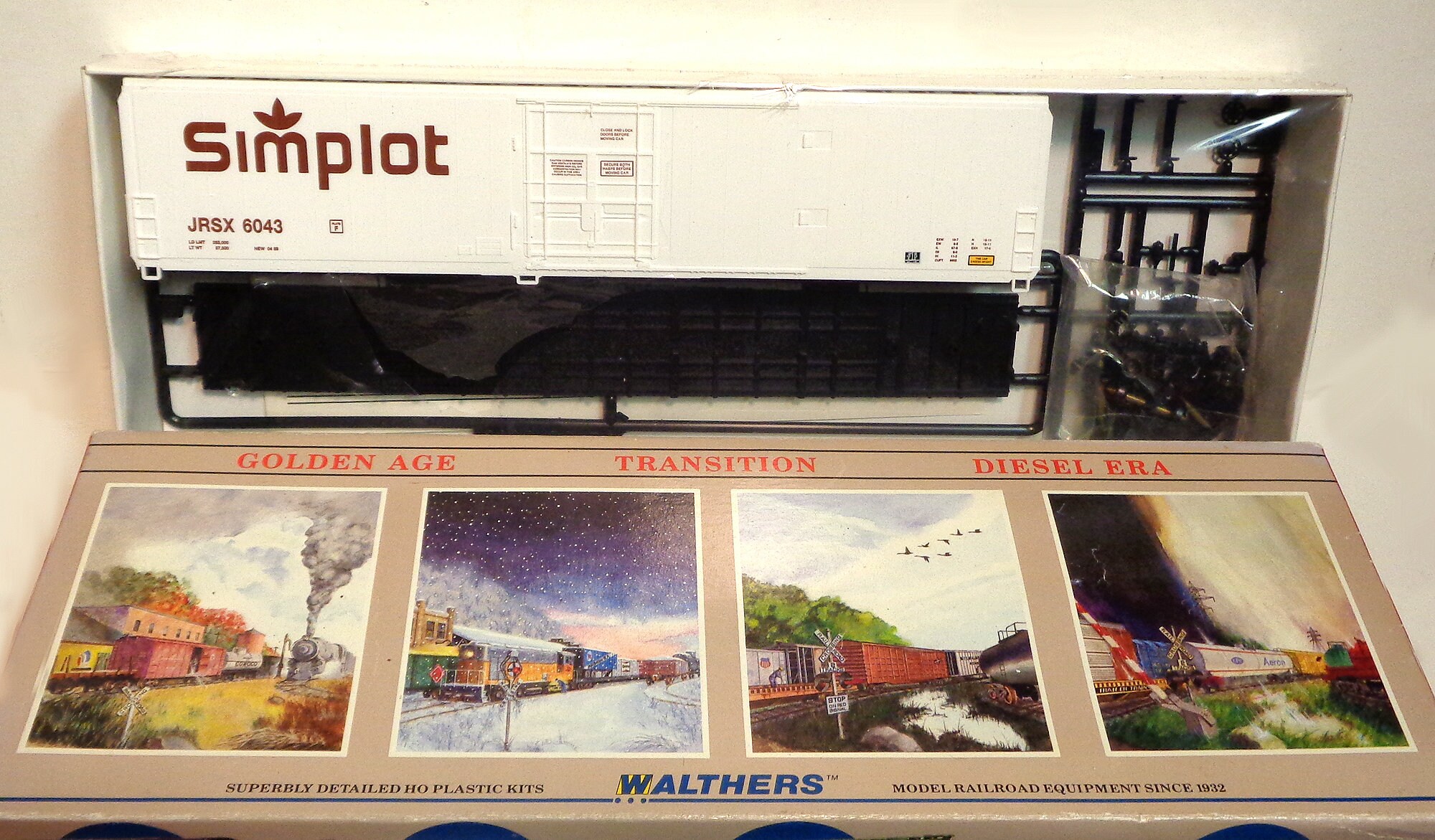 HO Scale New Old Stock Walthers simplot 70' Cryogenic Reefer Freight ...
