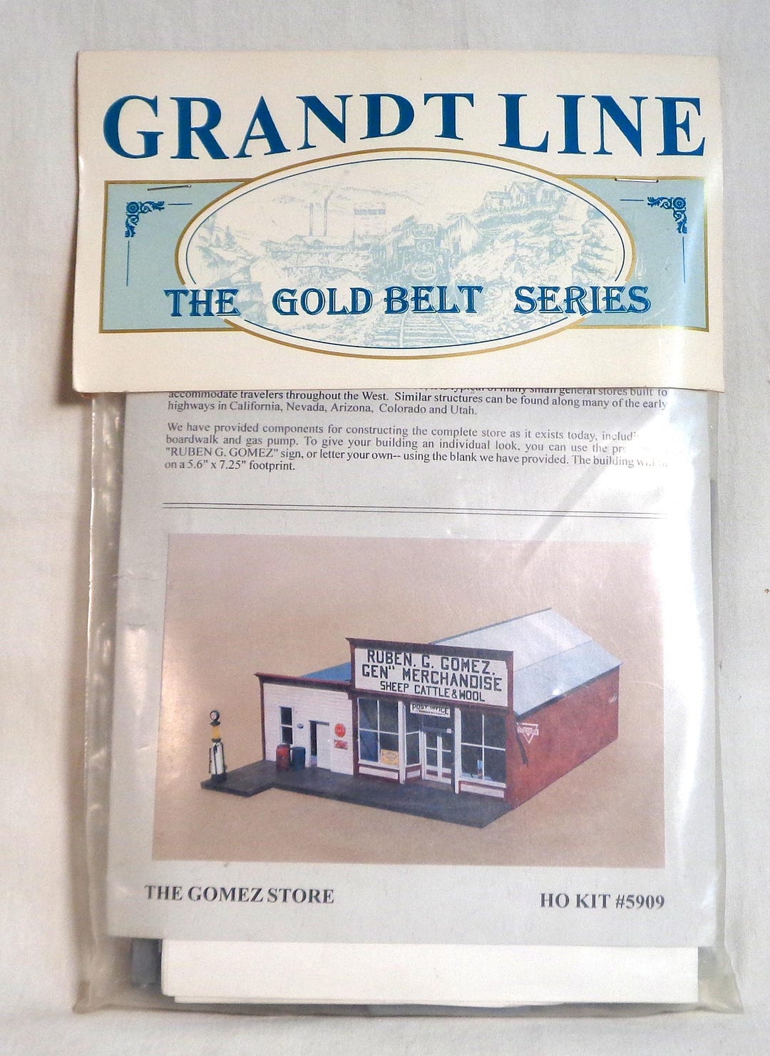 HO Scale Grandt Line Model Kit - Gomez Store - New in Carded Bag! - Etsy