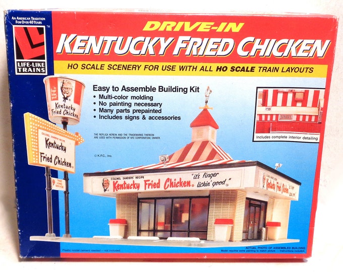 HO Scale Building KIT Kentucky Fried Chicken Brand New Kit - Etsy