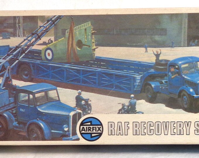 1/76 OO Scale Vintage Airfix Model Kit-raf Recovery Set - Includes ...