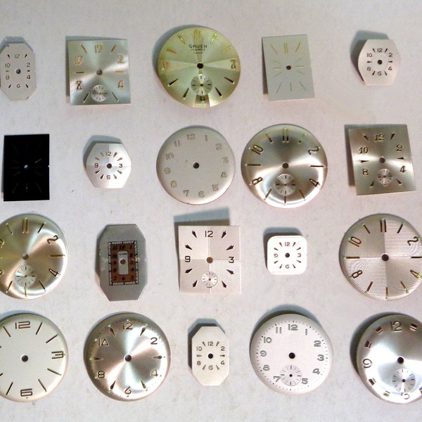 Vintage Watch Faces Lots - Etsy