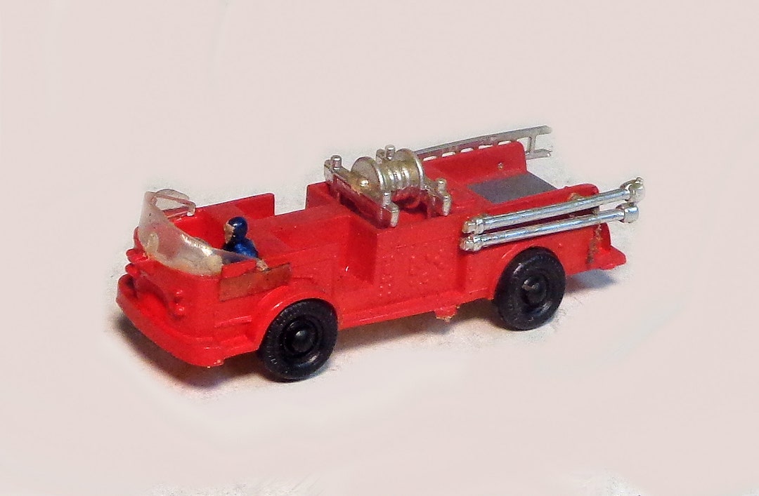N Scale Fire Truck Engine With Driver in Good Reusable Condition. - Etsy