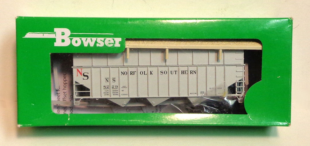 HO New Old Stock - Bowser Kit - "norfolk & Southern" - 70 Ton 14 Panel ...