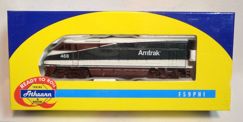 Ho Scale Athearn F59PHI Locomotive - "amtrak" #468 - Near Mint in ...