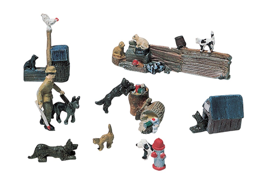 HO Scale CATS & DOGS Metal Kit by Woodland Scenics - Etsy