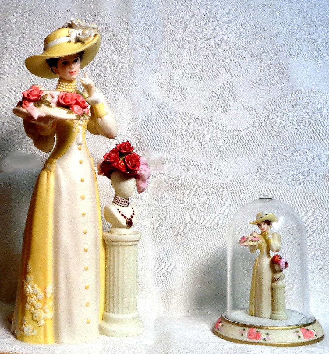 Avon Albee Presidents Employee Award Porcelain Figurine - Set of TWO ...