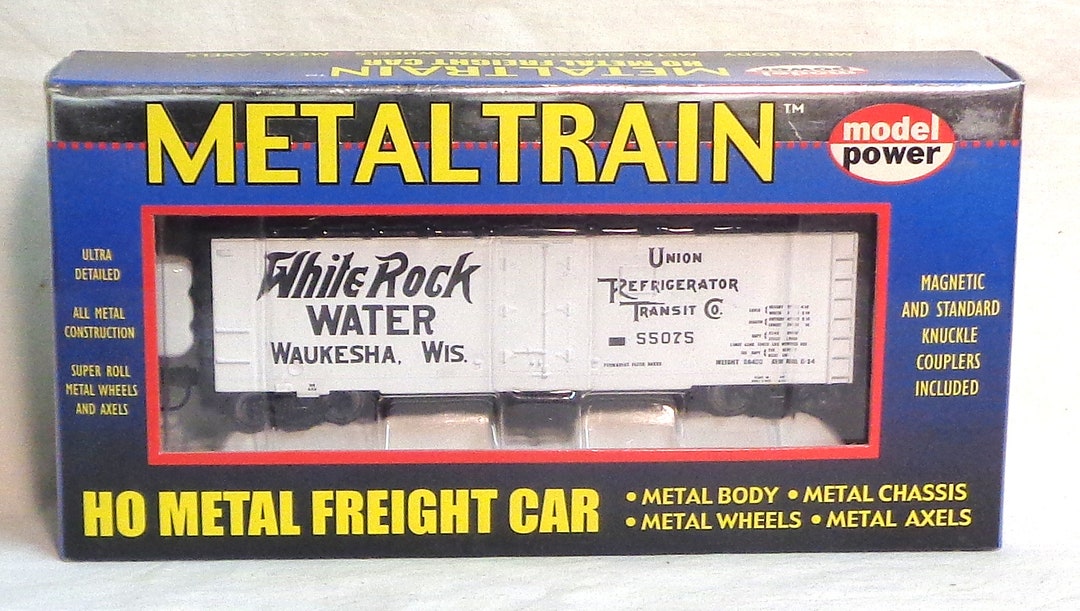 HO - Model Power - METAL Train Series - 41' Reefer "white Rock Water ...