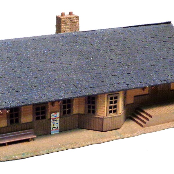 Ho Scale Passenger Train Station - Etsy