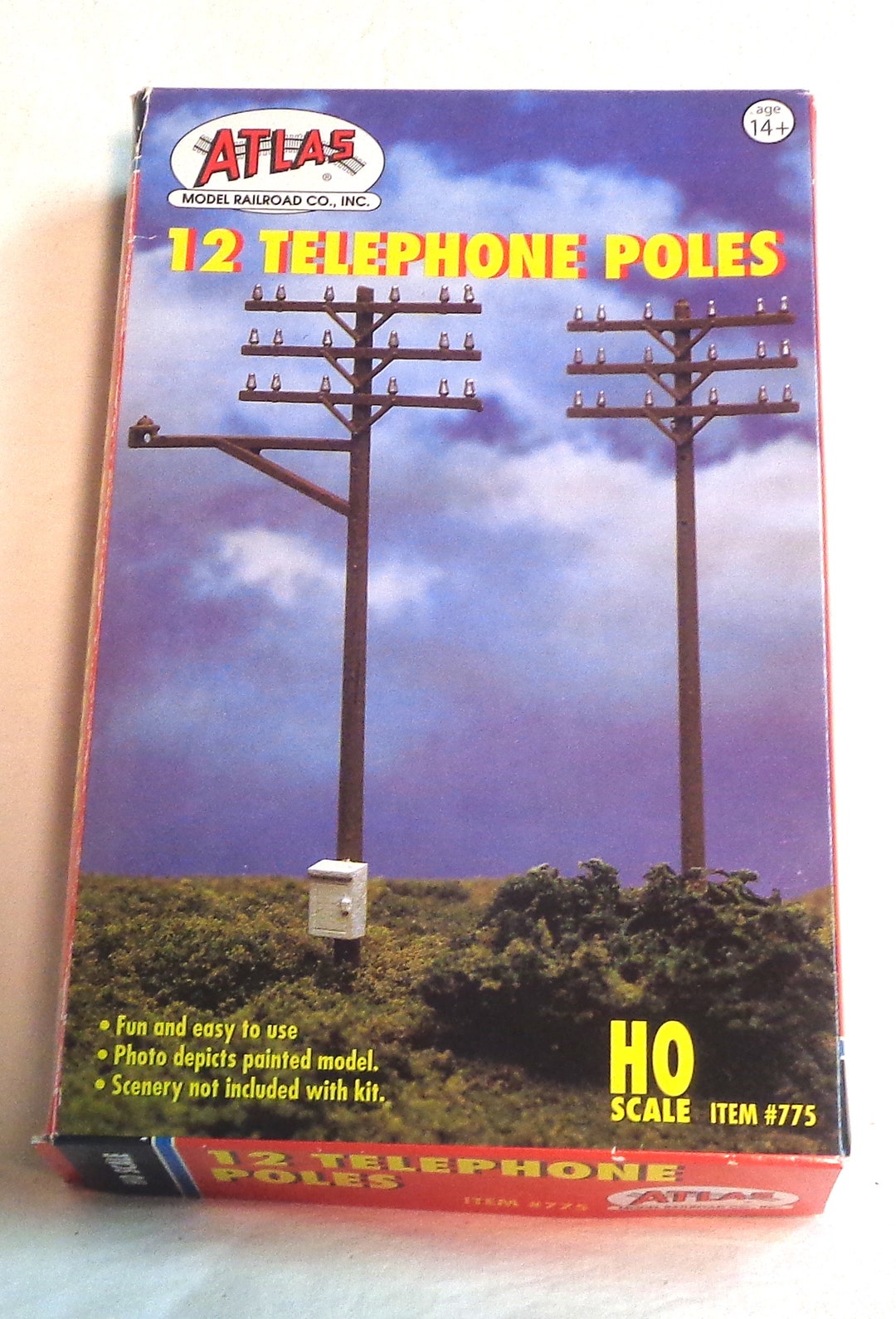 HO Scale ATLAS 1 Dozen(12) Telephone Poles - NEW in the Box! - Etsy