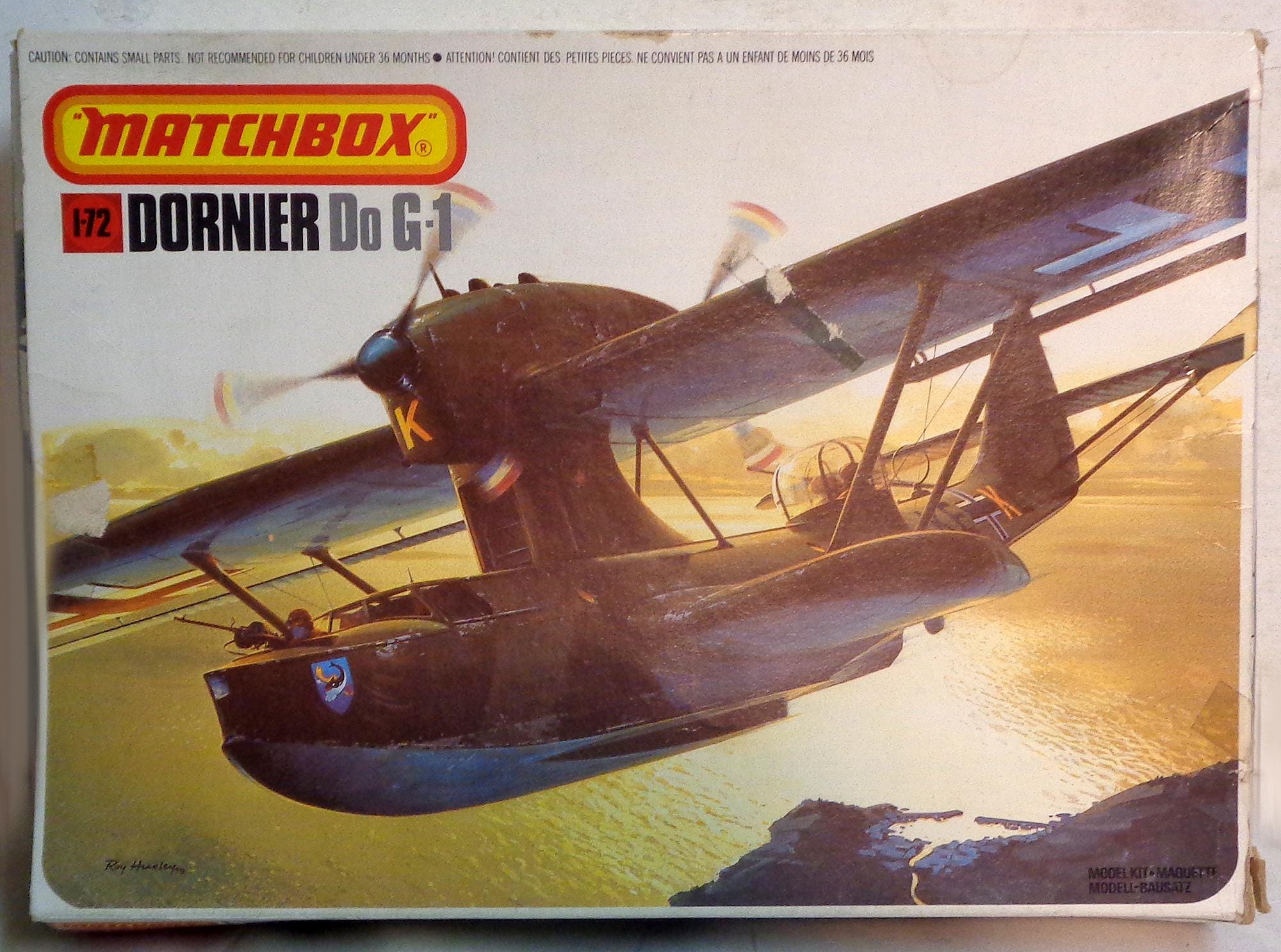 1/72 Scale VINTAGE Matchbox Aircraft Model Kit-dornier Do G-1 German ...