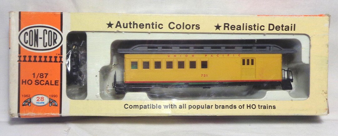 HO Scale Concor OLDIE Passenger Combine Car KIT "union Pacific" 721 ...
