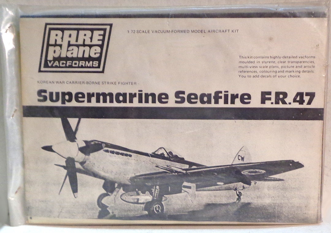 1/72 Model Aircraft Vacuform Complete Kit-rareplane - Supermarine ...