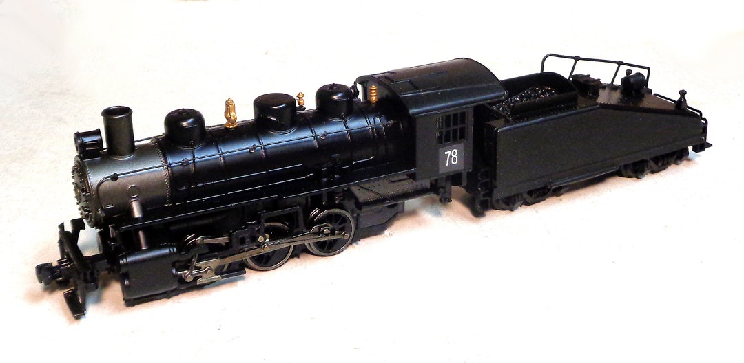 HO Bachmann 0-6-0 Steam Locomotive Engine W/tender - #78 - W/kadee ...