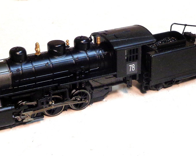 HO Bachmann 0-6-0 Steam Locomotive Engine W/tender - #78 - W/kadee ...