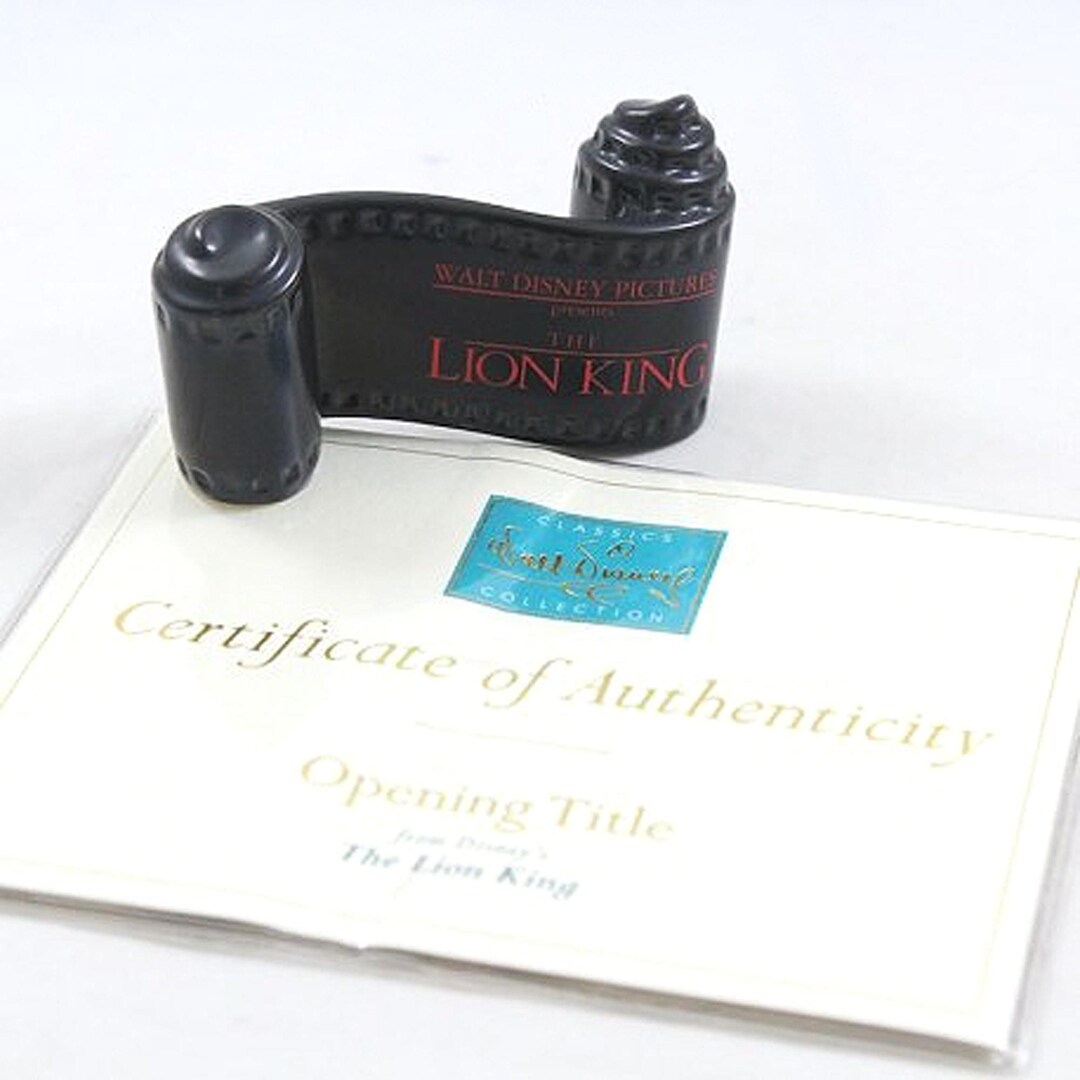 Disney Porcelain Classics Collection - Opening Title Movie Scroll ...
