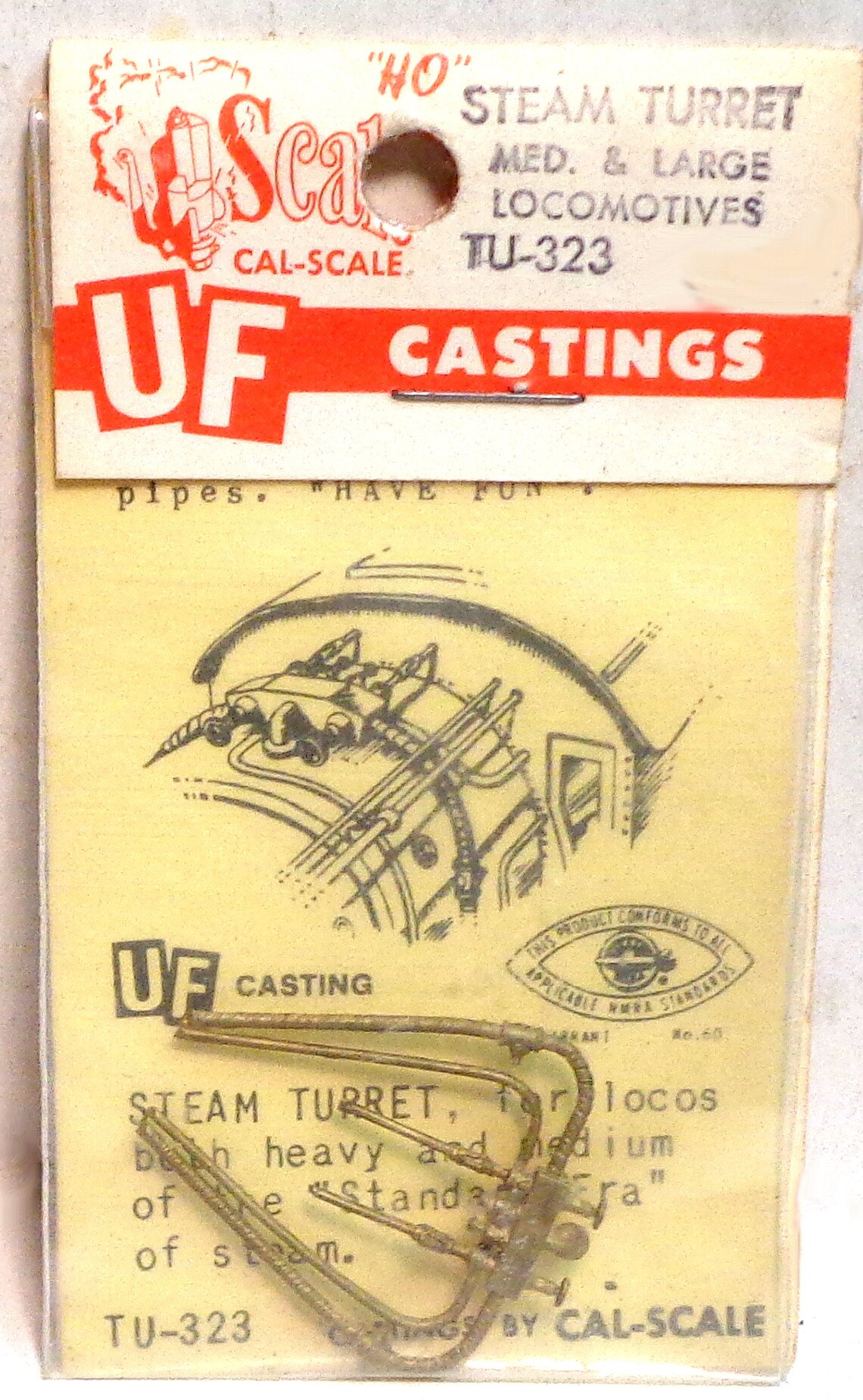 Ho Scale Cal-scale Brass Locomotive Steam Turret for Large & Medium ...