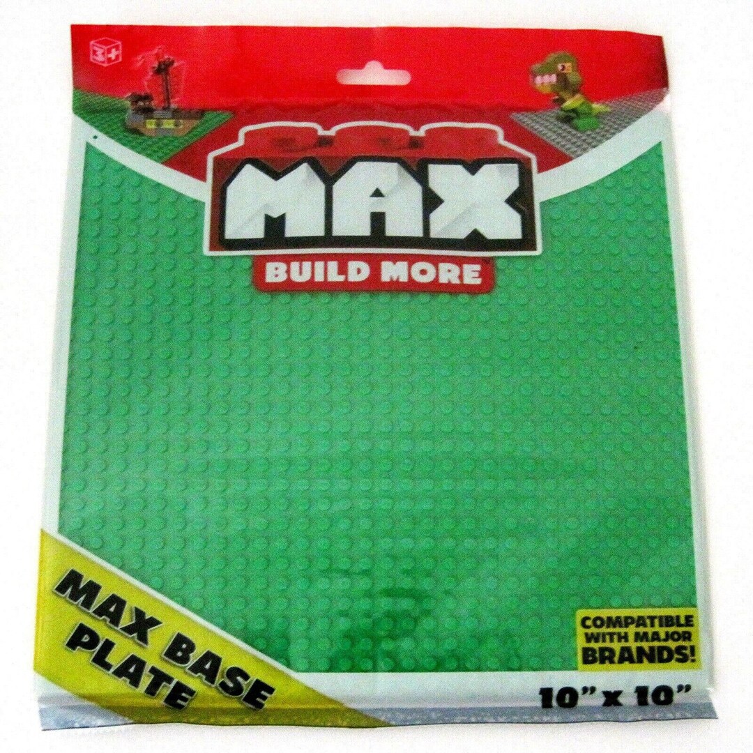 Max - LEGO Compatible Base Plate - 10 X 10 Inch in Size - Very Durable ...
