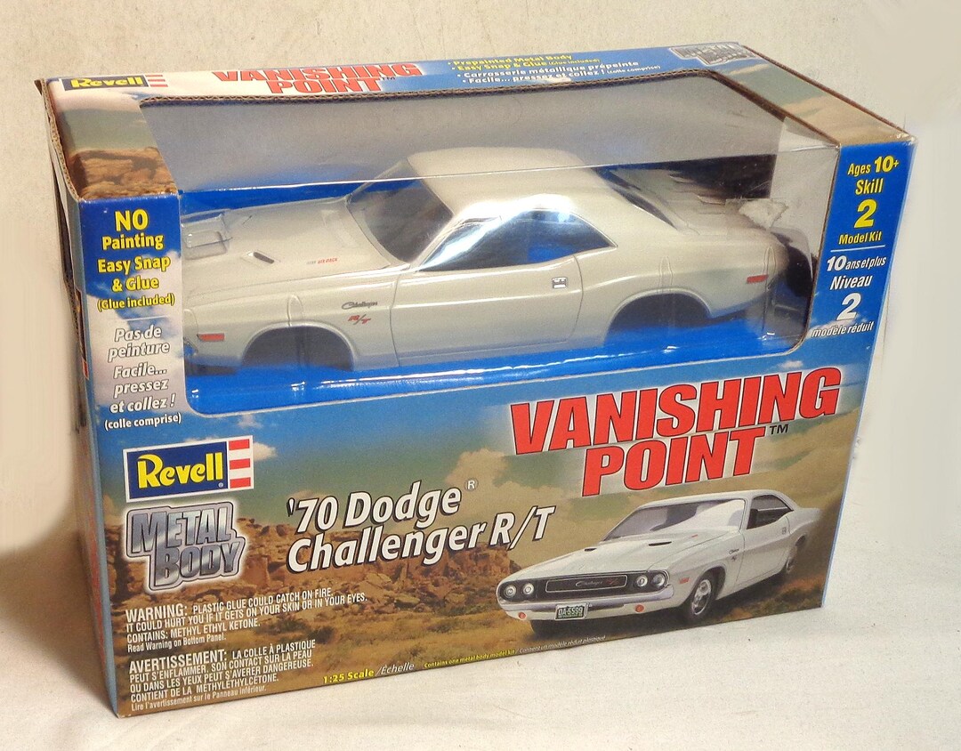 1/25 Scale Revell - 1970 Dodge Challenger R/T "vanishing Point ...