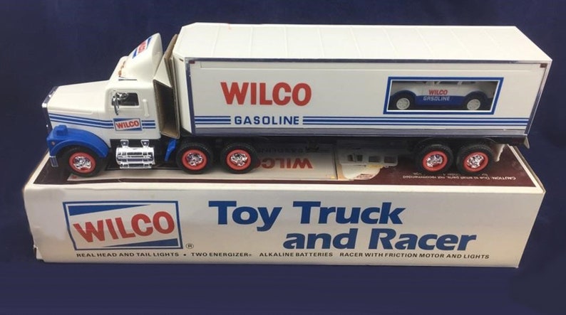 Wilco - Gas Station Hauler W/porsche Car - 1993 Version! Working Lights ...