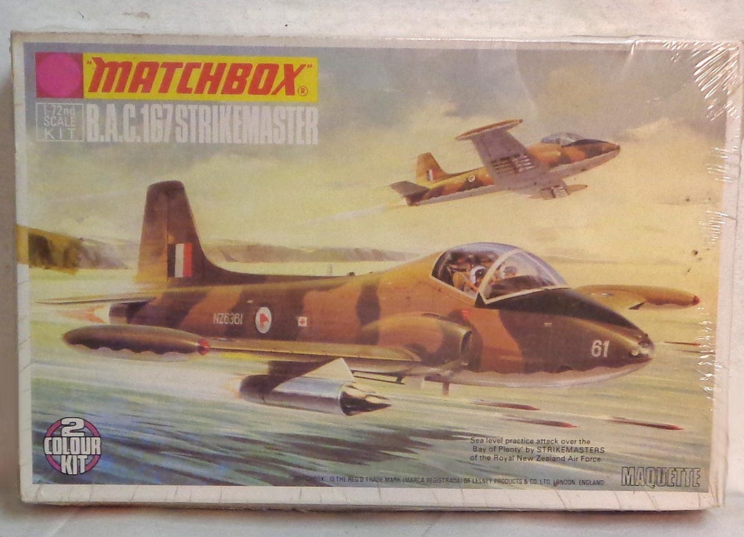 1/72 Scale VINTAGE Matchbox Model Aircraft Kit - B.A.C. 167 ...