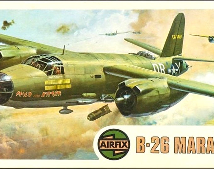1/72 Scale VINTAGE Airfix Model Kit - Martin B-26 Marauder Medium ...