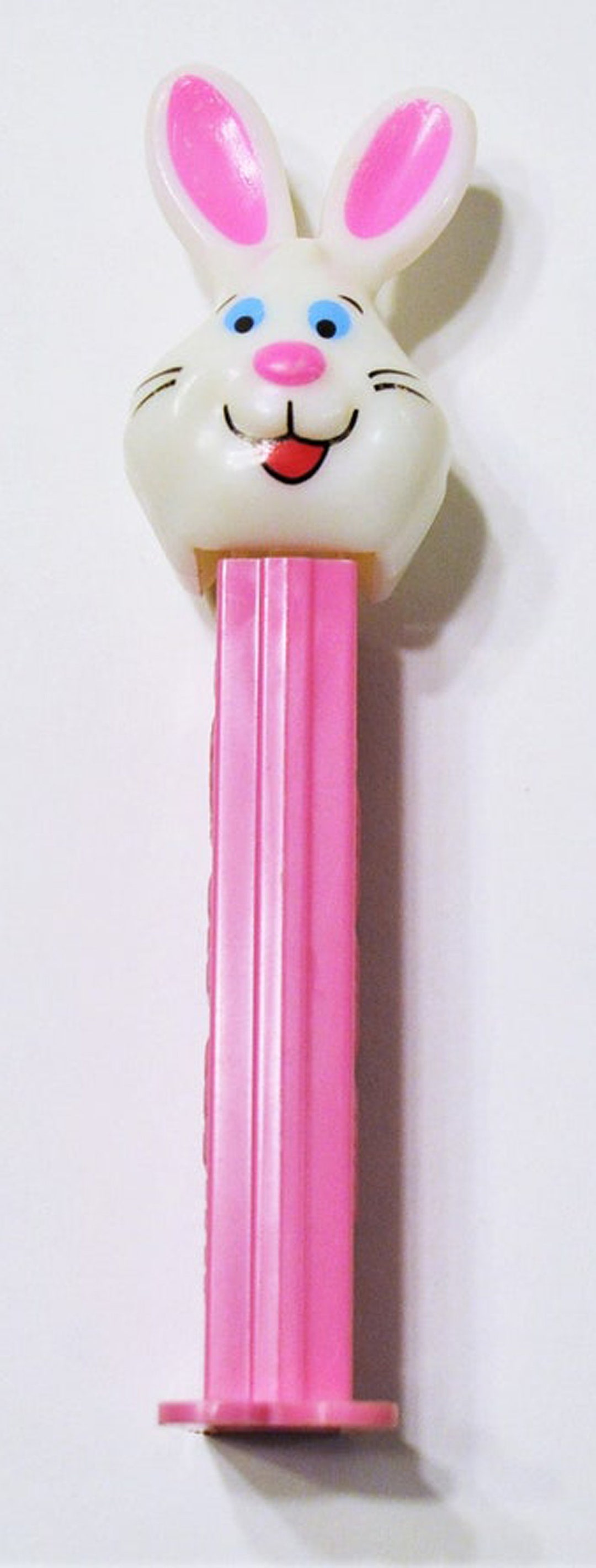 Pez Candy Dispenser - White Easter Bunny Rabbit With Pink Stem - NEW in ...