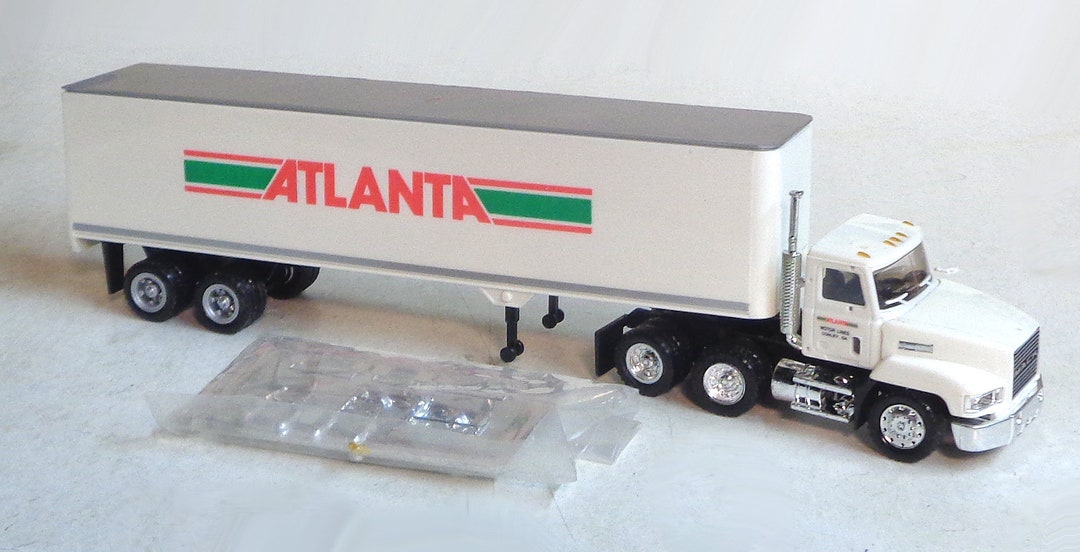 1/87 Scale Mack Semi Tractor Trailer "atlanta" Truck for Train Layouts ...