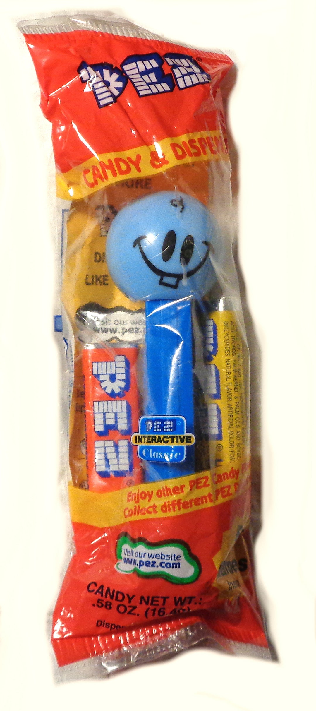 Pez Candy Dispenser - Emoji "baby" Blue Face With Blue Stem - NEW in ...