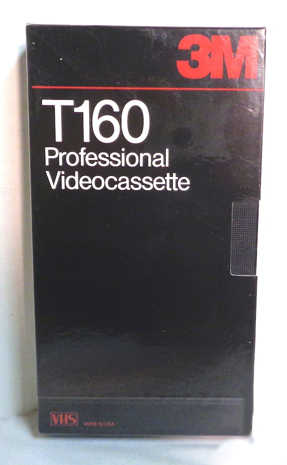 3M T160 Professional VHS Video Cassette SEALED | Etsy