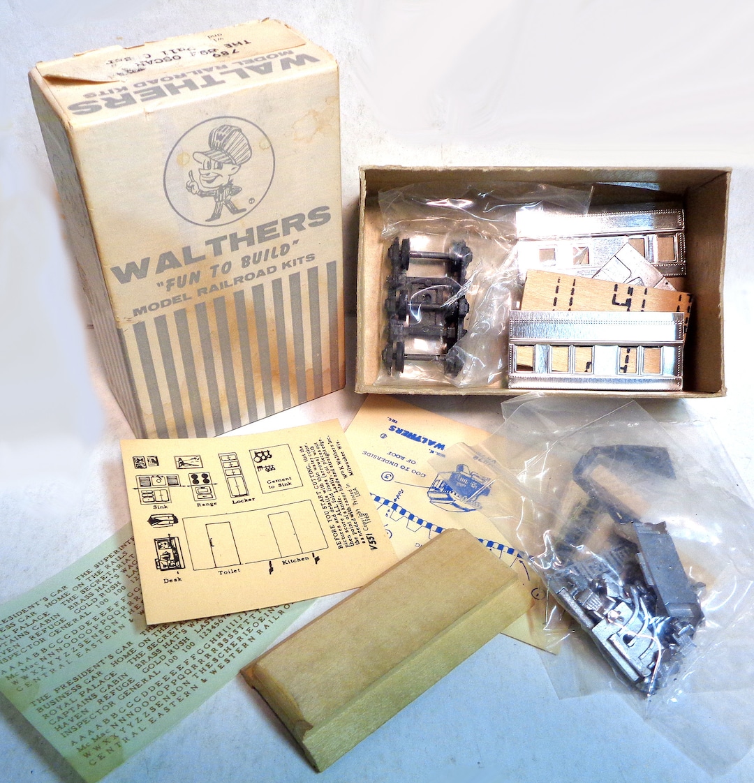 HO Scale Walthers Kit 899 oscar Metal-wood Kit NEW in Box - Etsy