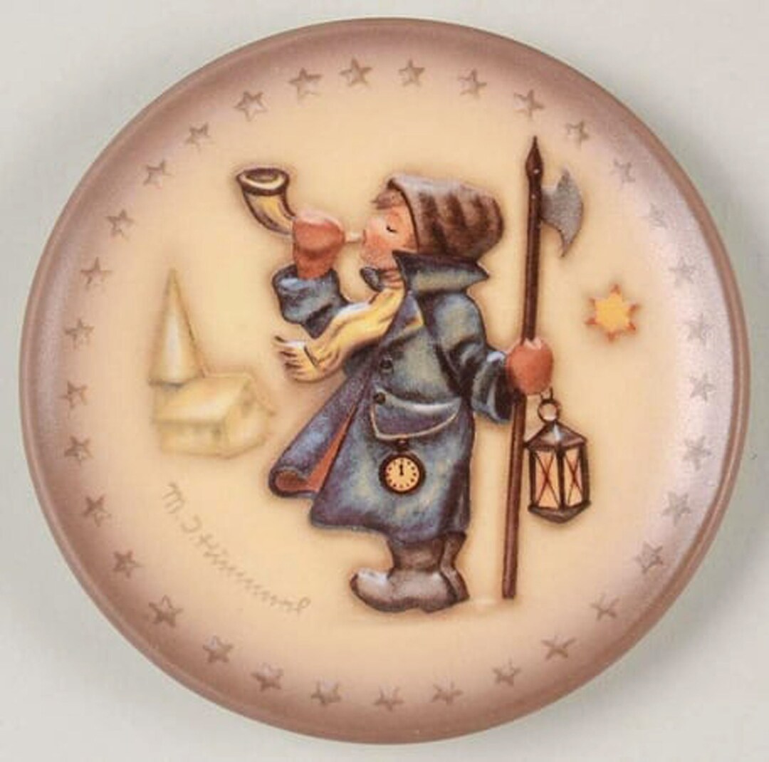 Hummel Mini Reproduction Collector Plate "hear Ye Hear Ye" - 3.25 ...