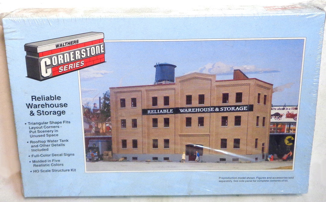 HO Scale Train Building KIT - Walthers Reliable Warehouse & Storage ...
