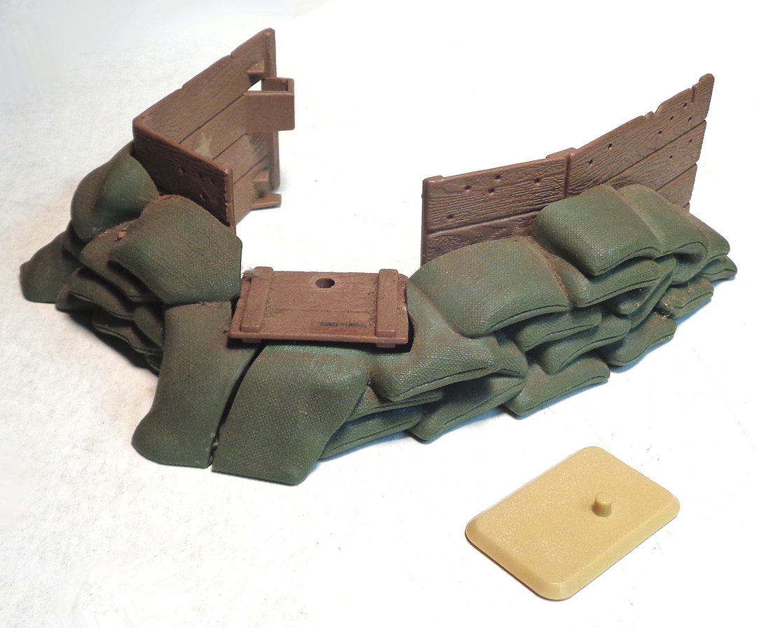Vintage 1986 G.I. Joe - 3.75 Inch Size - Defender Outpost Parts and ...