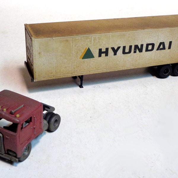 Ho Scale Tractor Trailer - Etsy