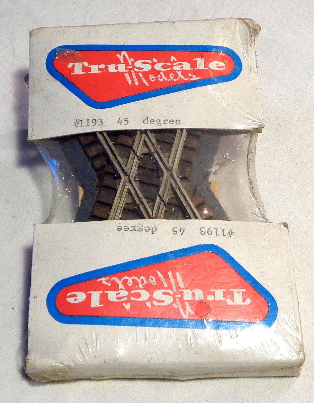 HO Scale Tru Scale 45 Degree Train Track Criss Crossing Section - New ...