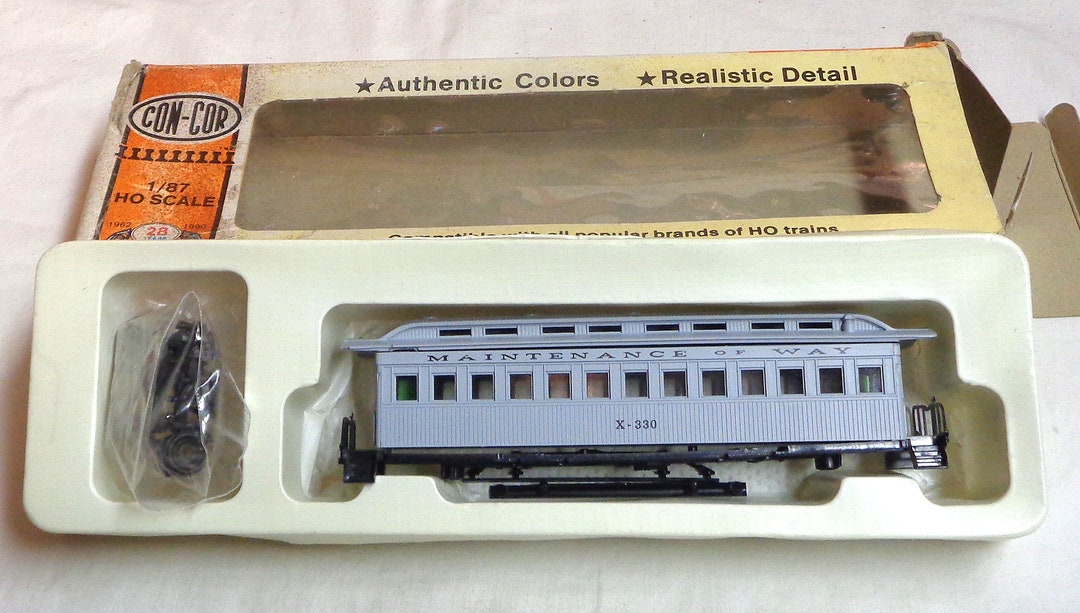 HO Scale New Concor Oldie Passenger Coach maintenance of Way Train Car ...
