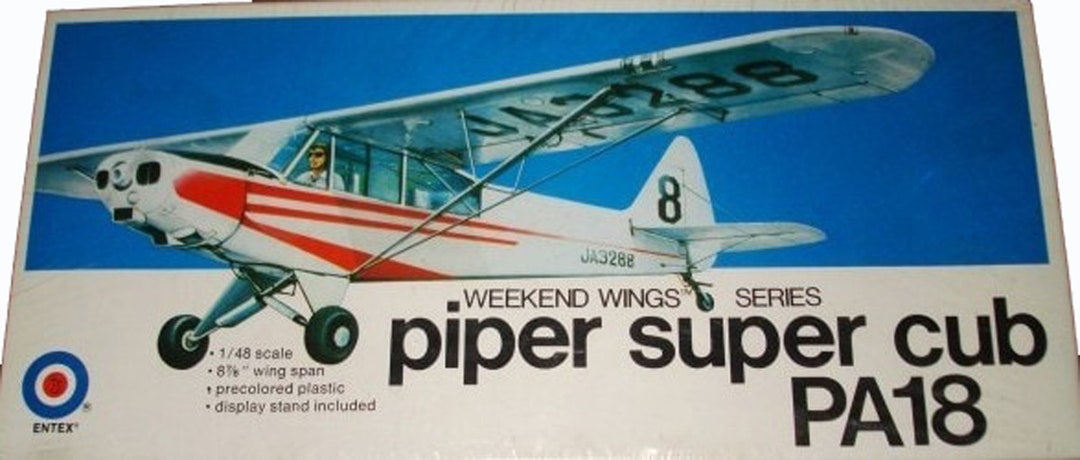 1/48 Scale Entex Piper Super Cub PA18 Airplane Model Kit Mint in Box - Etsy